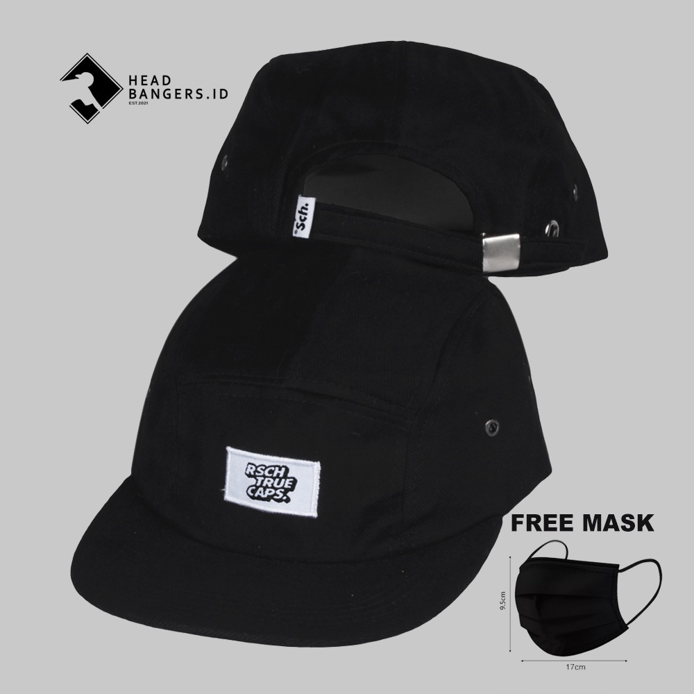 Jual Topi 5 Panel RSCH True Caps Raffle | Shopee Indonesia