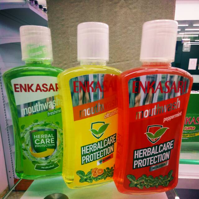 Jual Enkasari Mouthwash 250 ml Indonesia|Shopee Indonesia