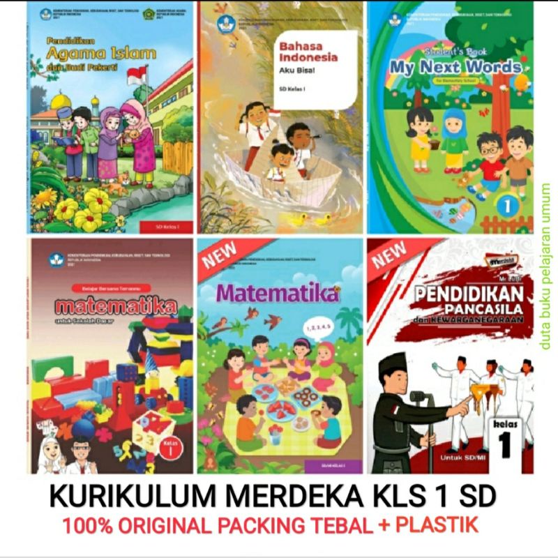 Jual BUKU SD KELAS 1 KURIKULUM MERDEKA SEMUA PELAJARAN | Shopee Indonesia