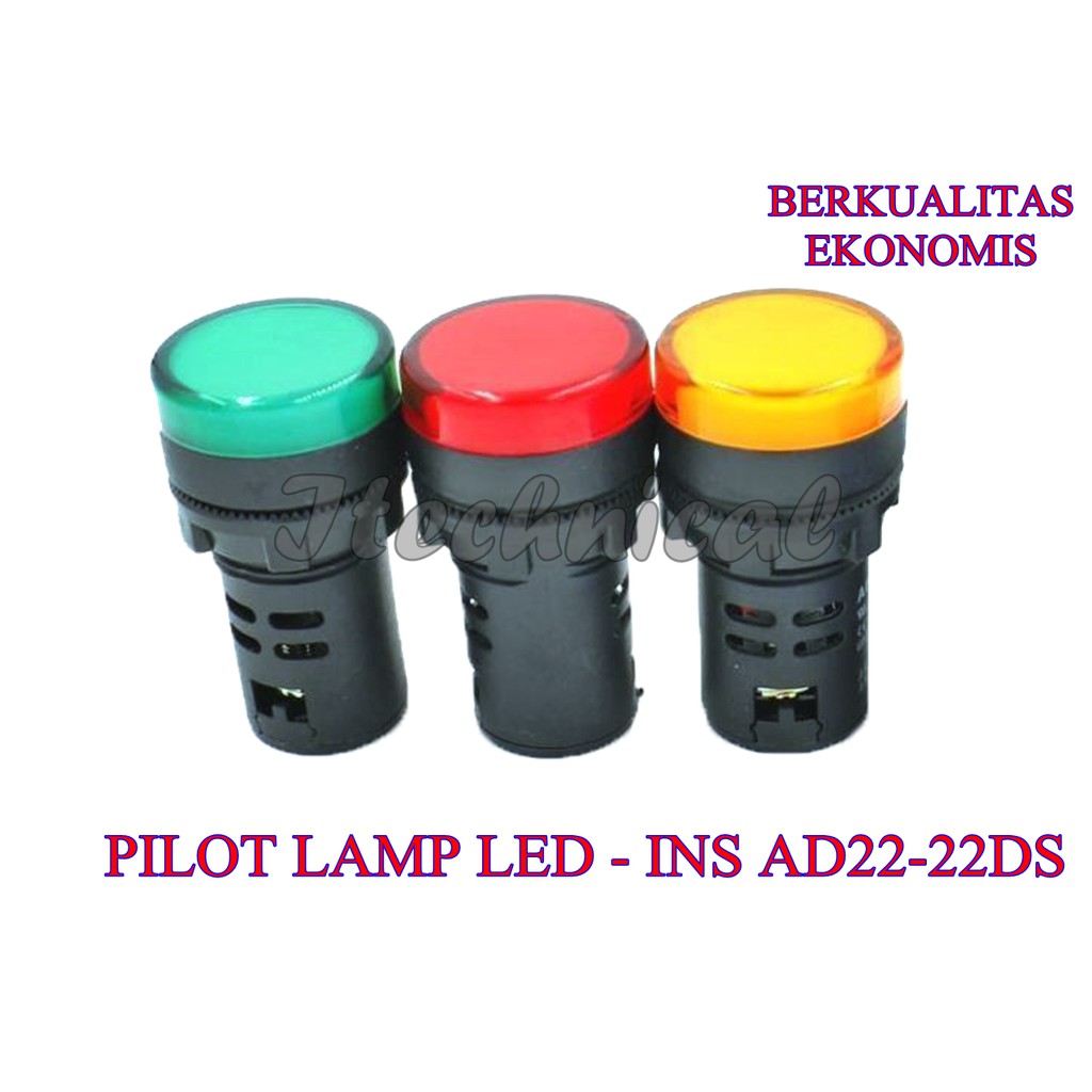 Jual PILOT LAMP LED AD16-22S 22mm / INDICATOR LAMP LED INS | Shopee Indonesia