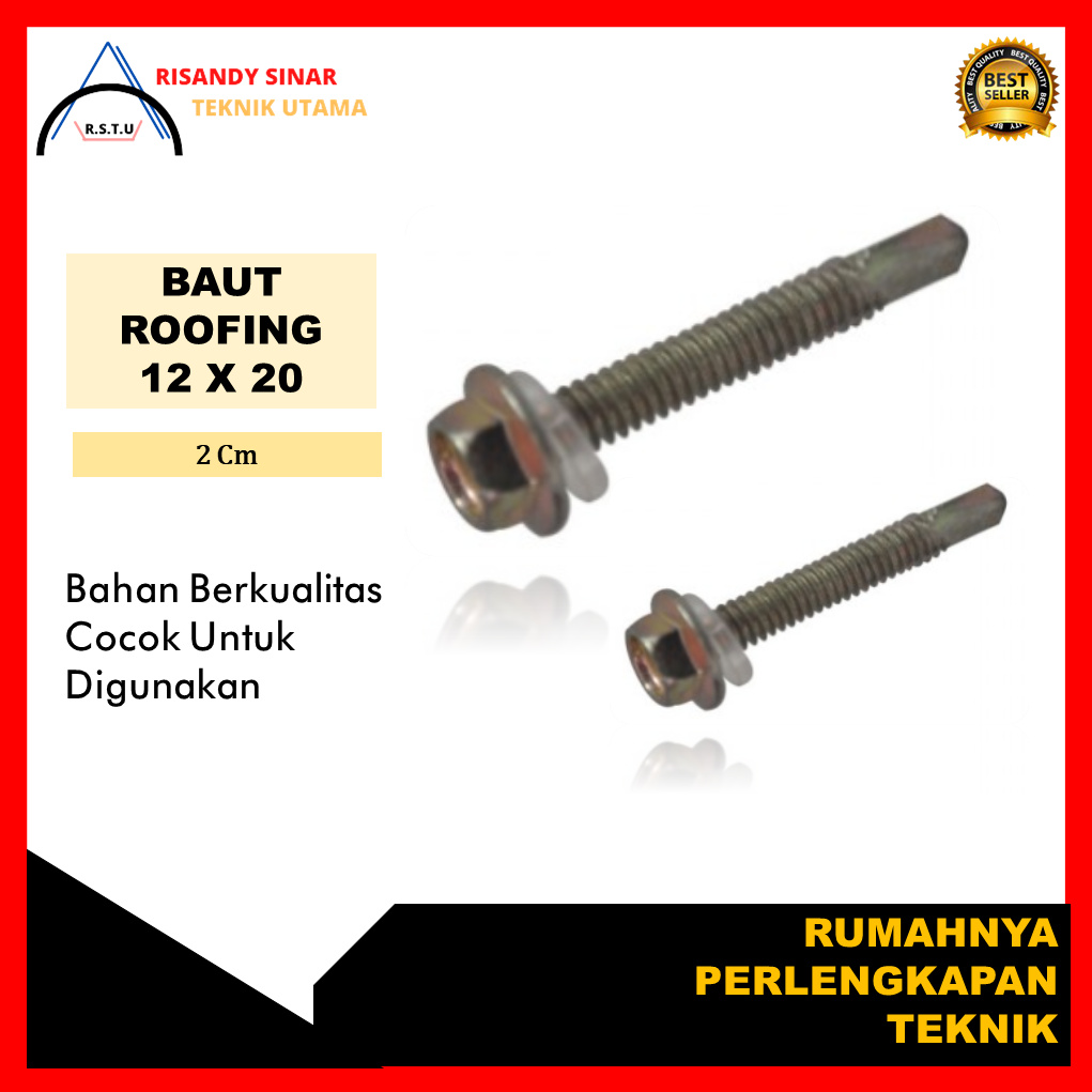 Jual baut roofing 12 x 20 | baut baja ringan | baut atap baja | baut ...