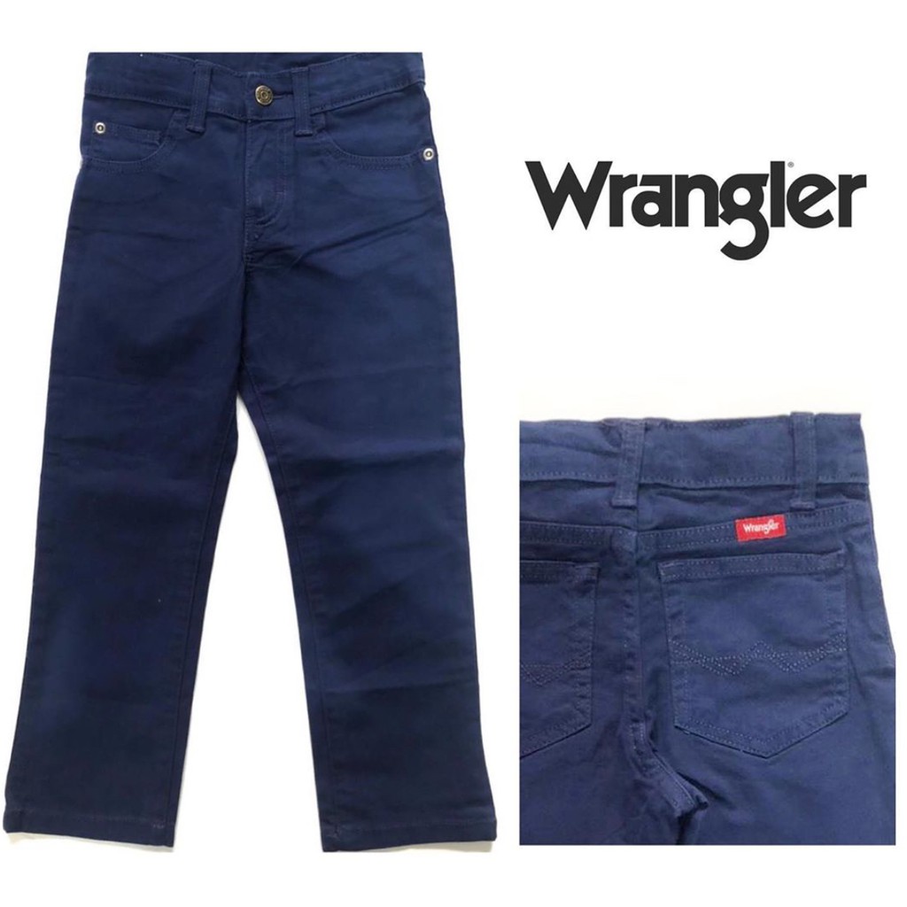 Jual Wrangler Chinos - navy blue chinos | Shopee Indonesia