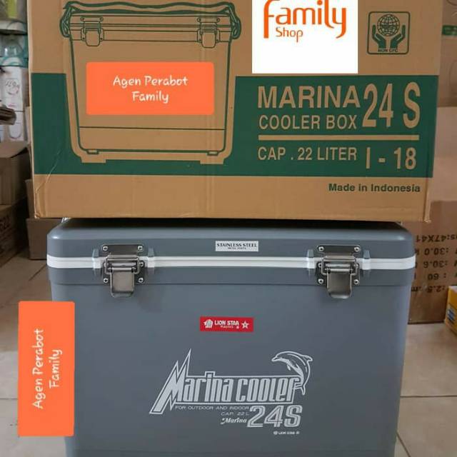 Jual Marina Cooler Box Ice 24s Box Es Lion Star 24 Liter Serba guna ...