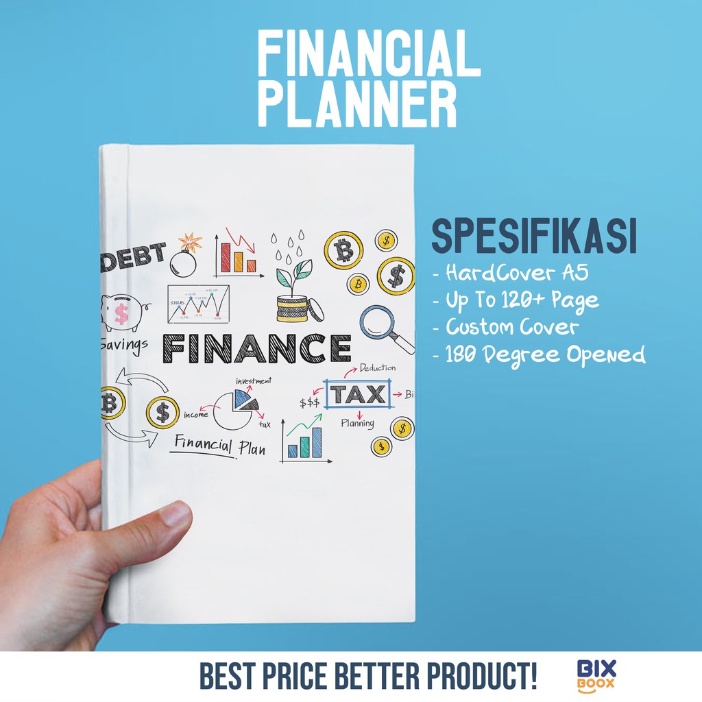Financial Planner Book/Buku Catatan Keuangan/Buku Keuangan Custom/Buku ...