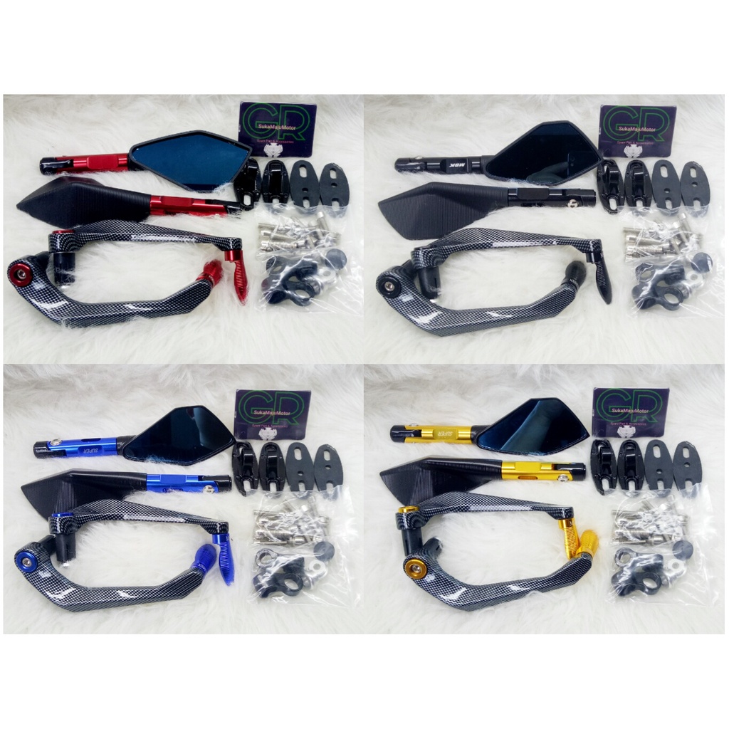 Jual Spion Tomok V2 Handguard proguard karbon paket universal yamaha ...