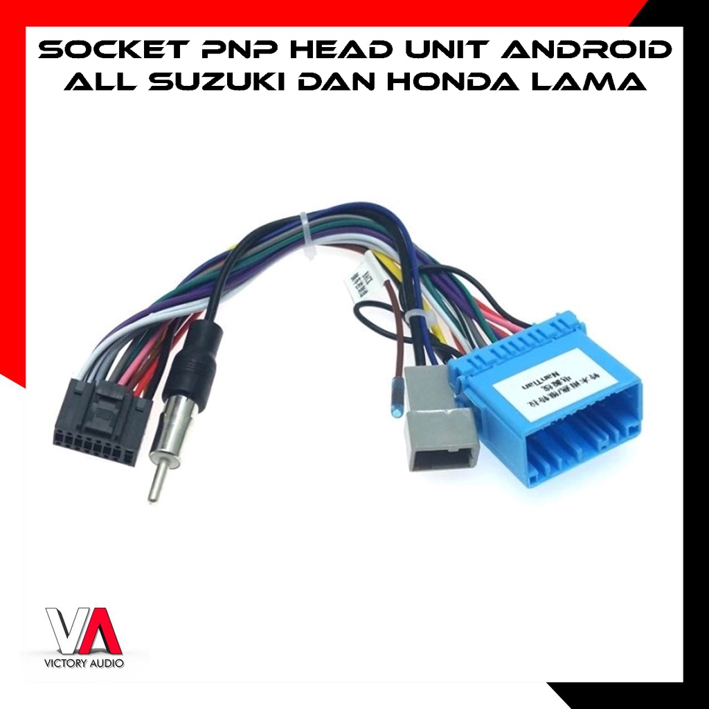 Jual Socket PnP Head Unit Android ALL SUZUKI dan ALL HONDA LAMA High ...