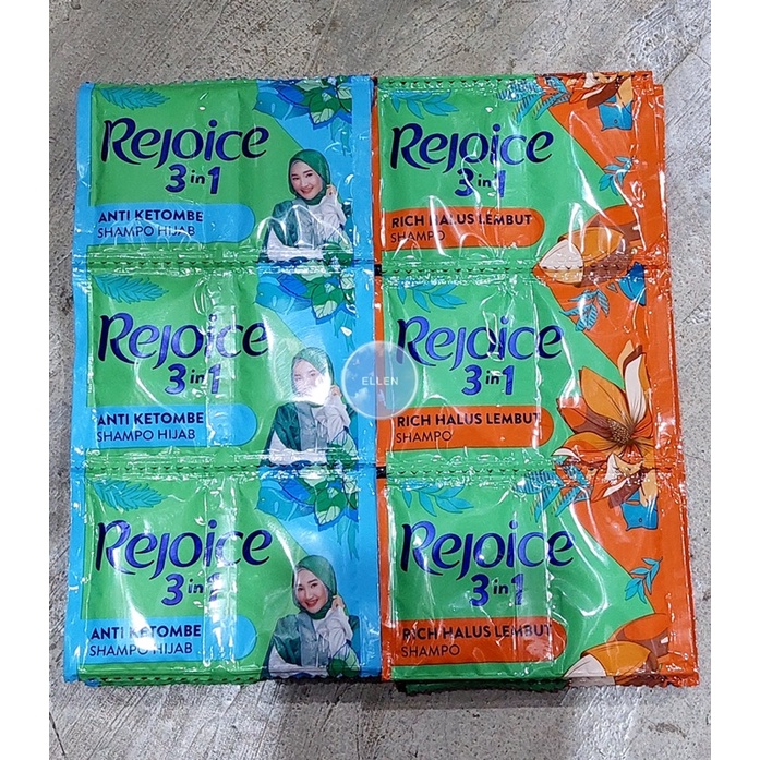 Jual REJOICE SHAMPOO KONDISIONER isi 12 SACHET @10ML | Shopee Indonesia