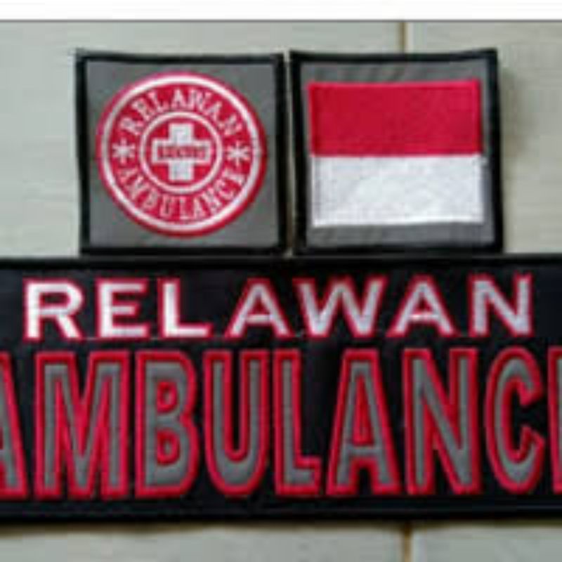 Jual Logo Bordir Komputer Relawan Ambulance | Shopee Indonesia
