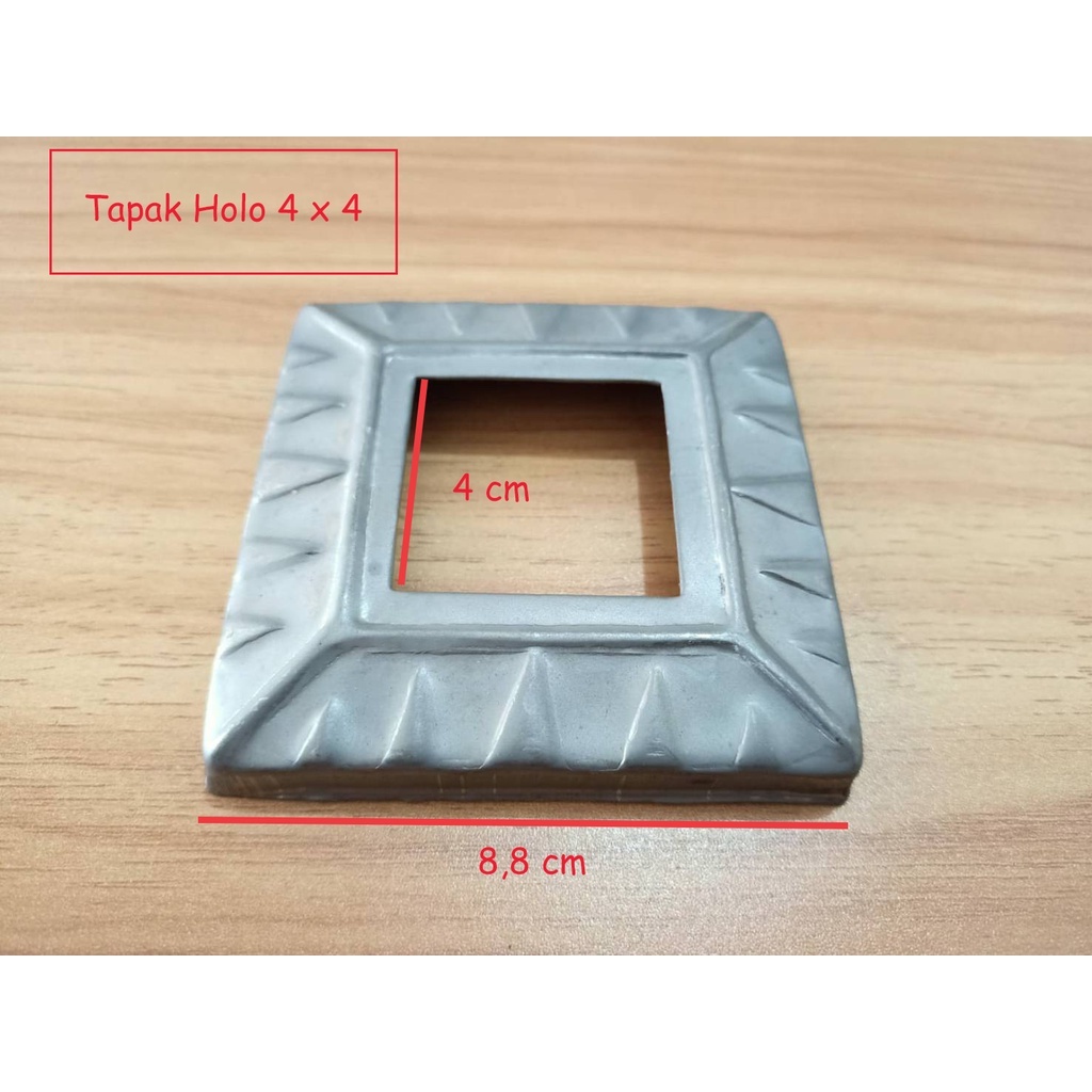 Jual Tapak Holo 40 x 40 - Ornamen Pagar & Tangga | Shopee Indonesia