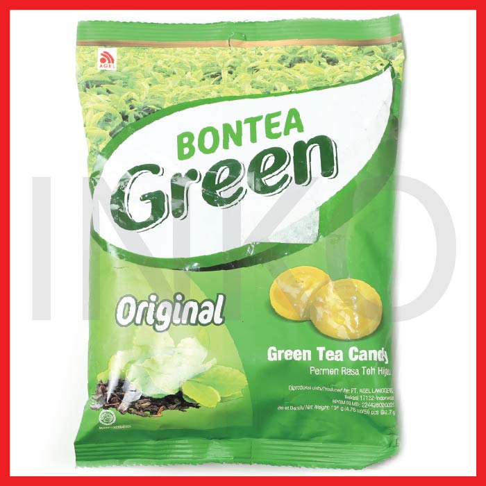 Jual BONTEA GREEN ORIGINAL GREEN TEA CANDY 50X7GR | Shopee Indonesia