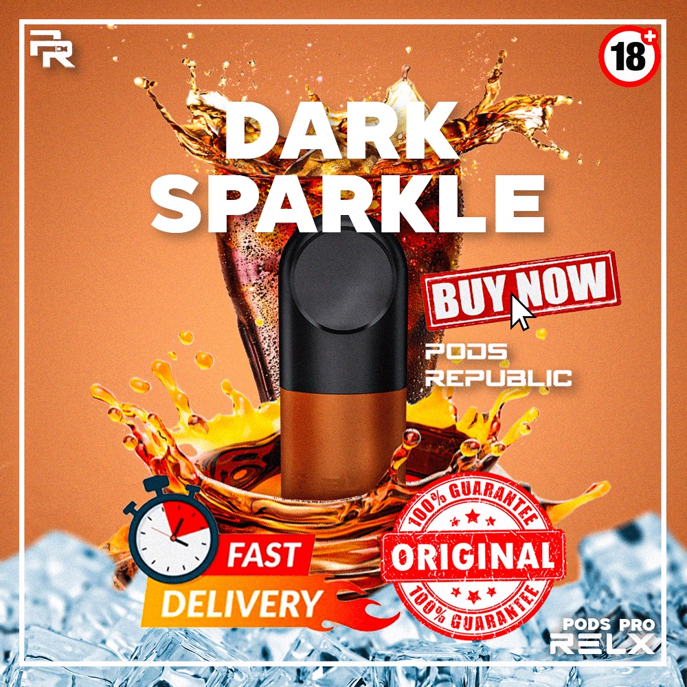 Jual RELX Pods Pro - Dark Sparkle (Cola) | Shopee Indonesia
