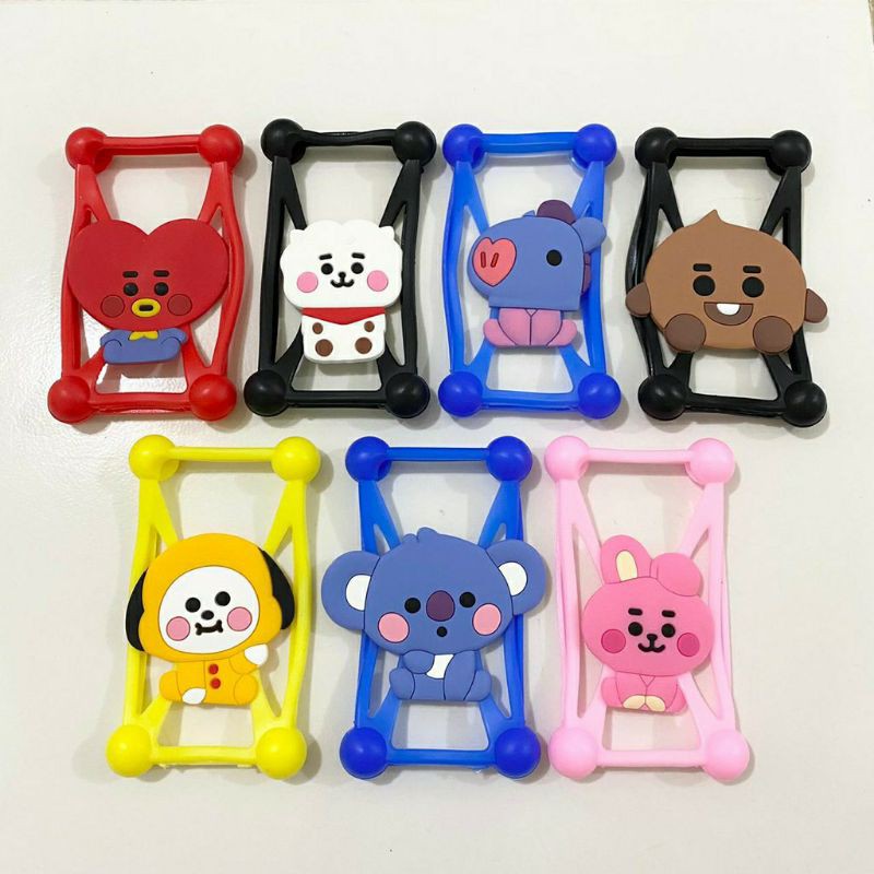 Jual Casing Handphone universal Bumper Frame ARMY BTS BT21 Baby chiby ...