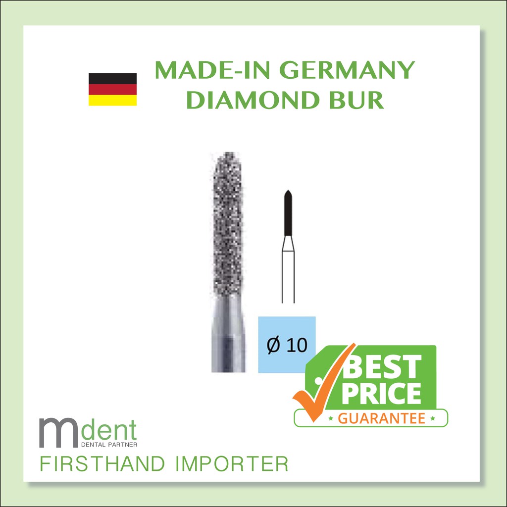 Jual Dental Classic Diamond Bur - Torpedo 877 314 010 Dr Hopf | Shopee ...