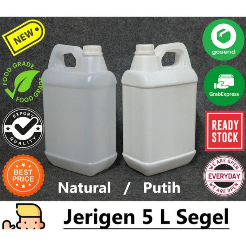 Jual Jerigen 5L Jerigen 5 liter dirigen Jerigen Derigen Plastik Murah ...