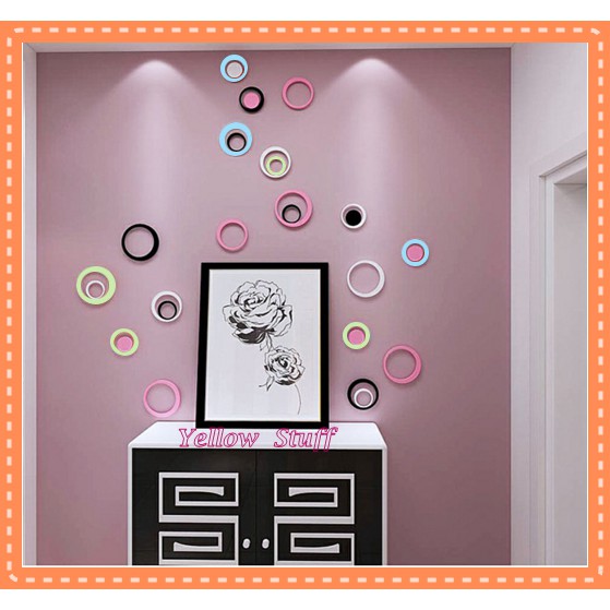 Jual WALL STICKER HIASAN DINDING WALL STIKER 3D WALLPAPER STIKER ...