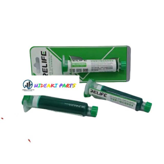 Jual LEM PELAPIS PCB - UV CURING SOLDER MARK INK SOLDER 10 CC ORIGINAL ...