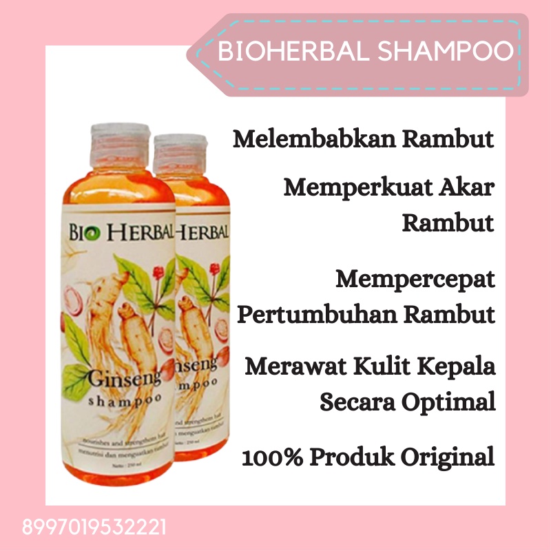 Jual NEW FORMULA BIO HERBAL SHAMPO (BIO SHAMPOO) | Shopee Indonesia