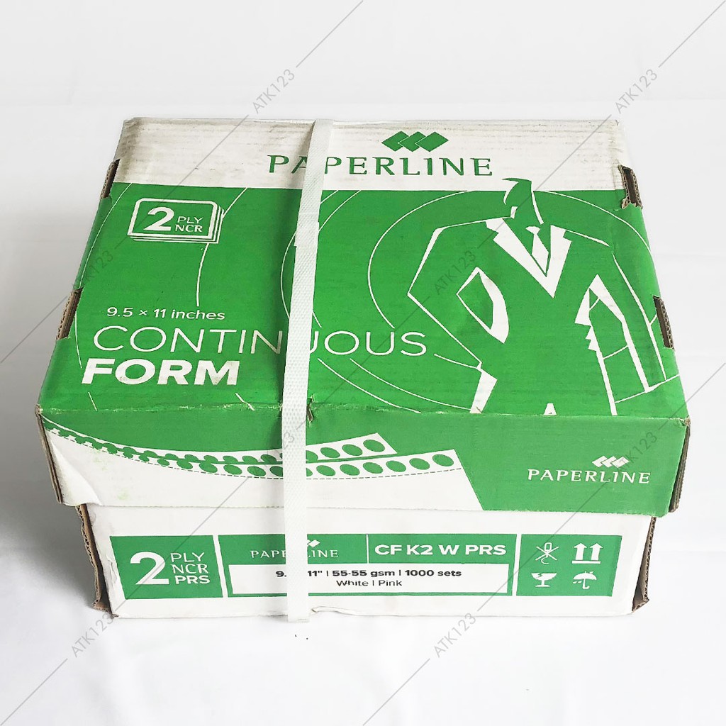 Jual Continuous Form Paperline 2 Ply Warna 9 1/2 x 11 in (K2 W PRS) | Shopee Indonesia