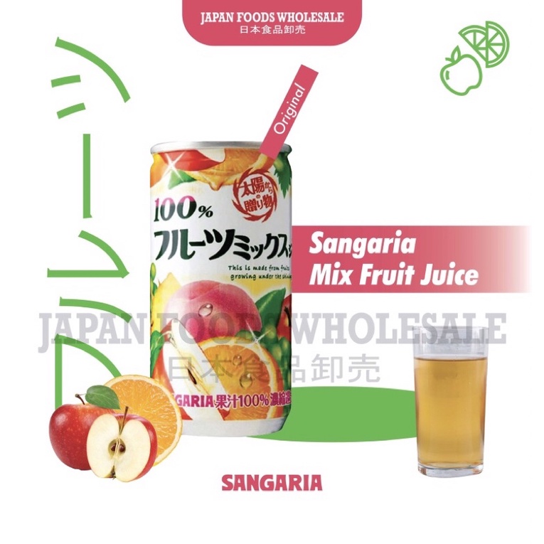 Jual Sangaria Mix Fruits Juice 190ml / jus jepang / minuman impor | Shopee Indonesia