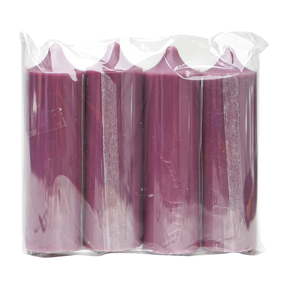 Jual Lilin Ungu Paskah Advent Katolik isi 4 Peralatan Doa Misa Rohani ...