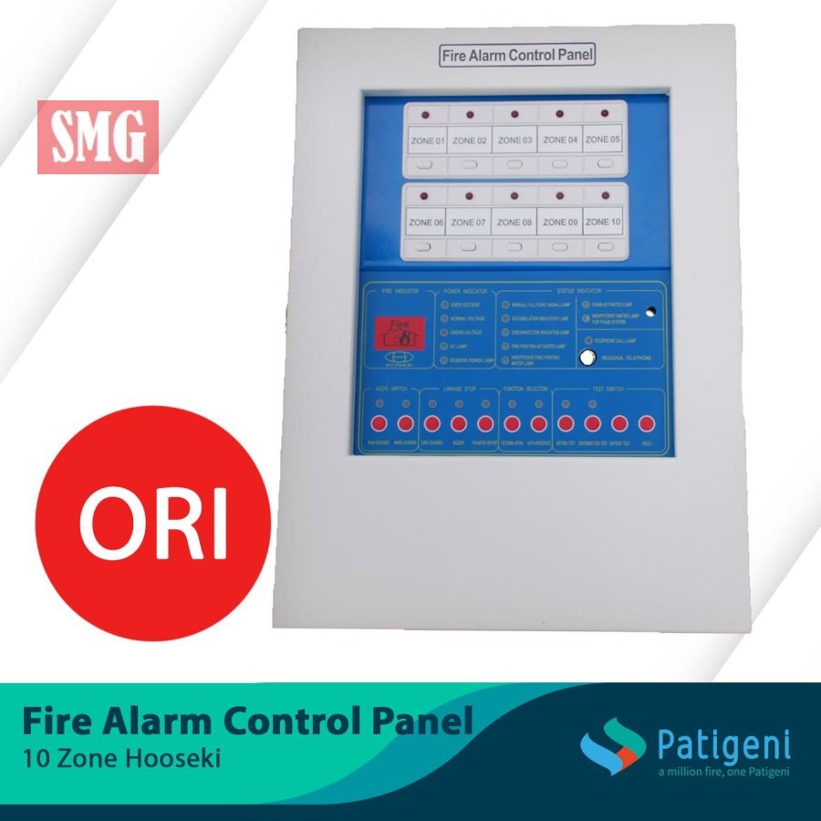 Jual Fire Alarm Control Panel 10 Zone Hooseki | Shopee Indonesia
