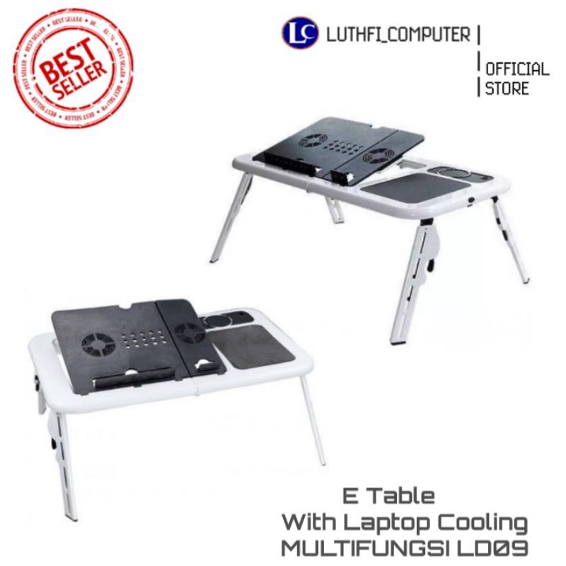 Jual E-TABLE With Laptop Cooling MULTIFUNGSI LD09 | Shopee Indonesia