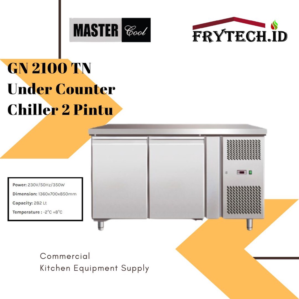 Jual Mastercool GN2100TN Under Counter Chiller 2 Pintu S/S | Shopee Indonesia