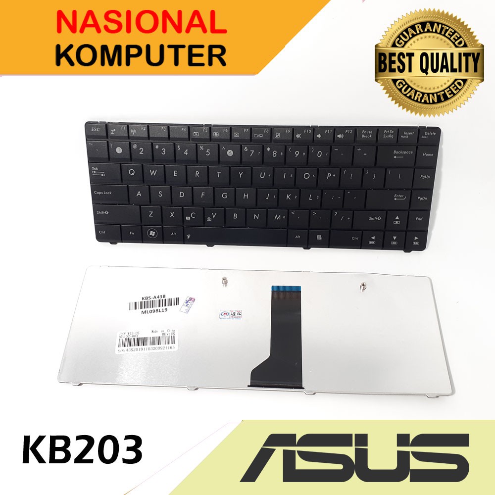 Jual Keyboard Laptop Asus X43 X43U K43 K43U Baut | Shopee Indonesia