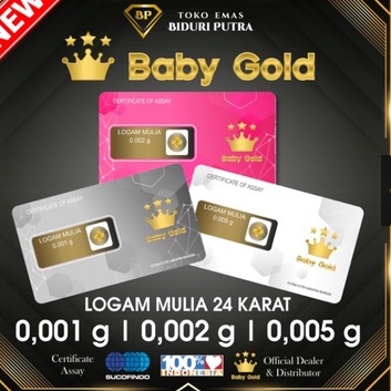 Jual BABY GOLD 0.001GR / EMAS ANTAM 1GR EMAS MURNI Indonesia|Shopee ...