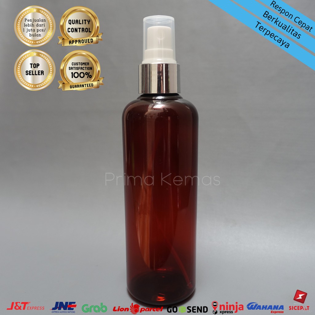 Jual Botol Sprayer 250 ml - botol kosmetik 250 ml - botol skincare Pet ...