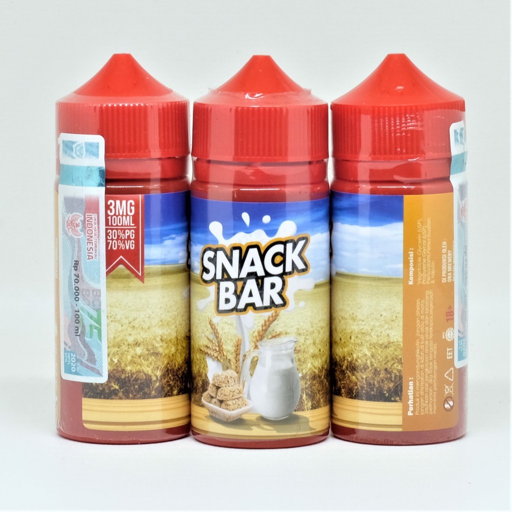 Jual Snack Bar ber-Pita Cukai 100ml, 3mg | Shopee Indonesia