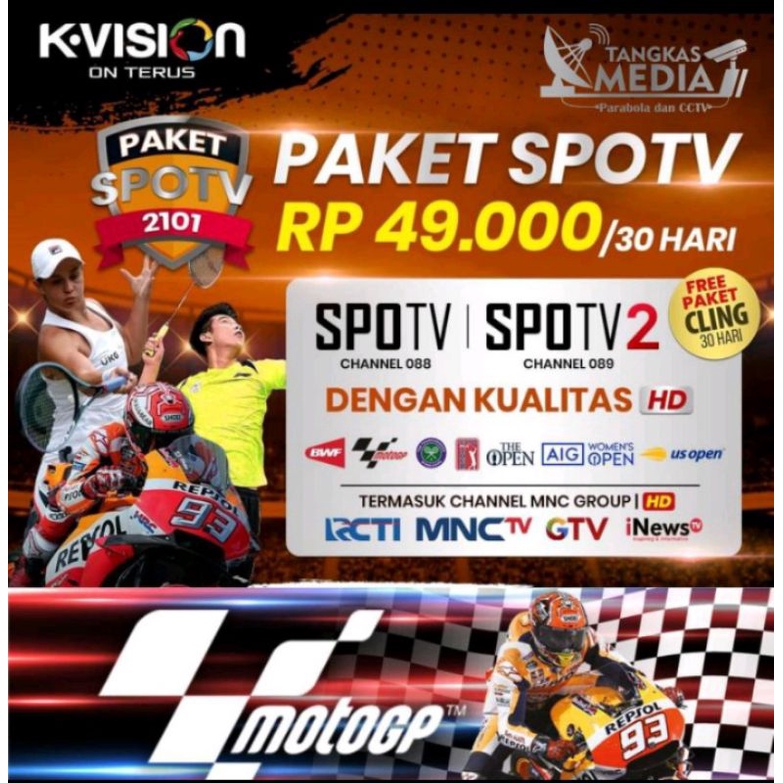 Jual (PAKET SPO TV 1BULAN) | Shopee Indonesia