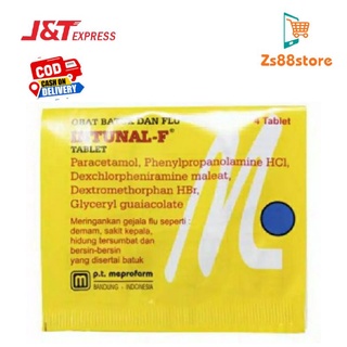 Jual INTUNAL- F Obat Batuk & Flu 1 Strip @ 4 Tablet | Shopee Indonesia