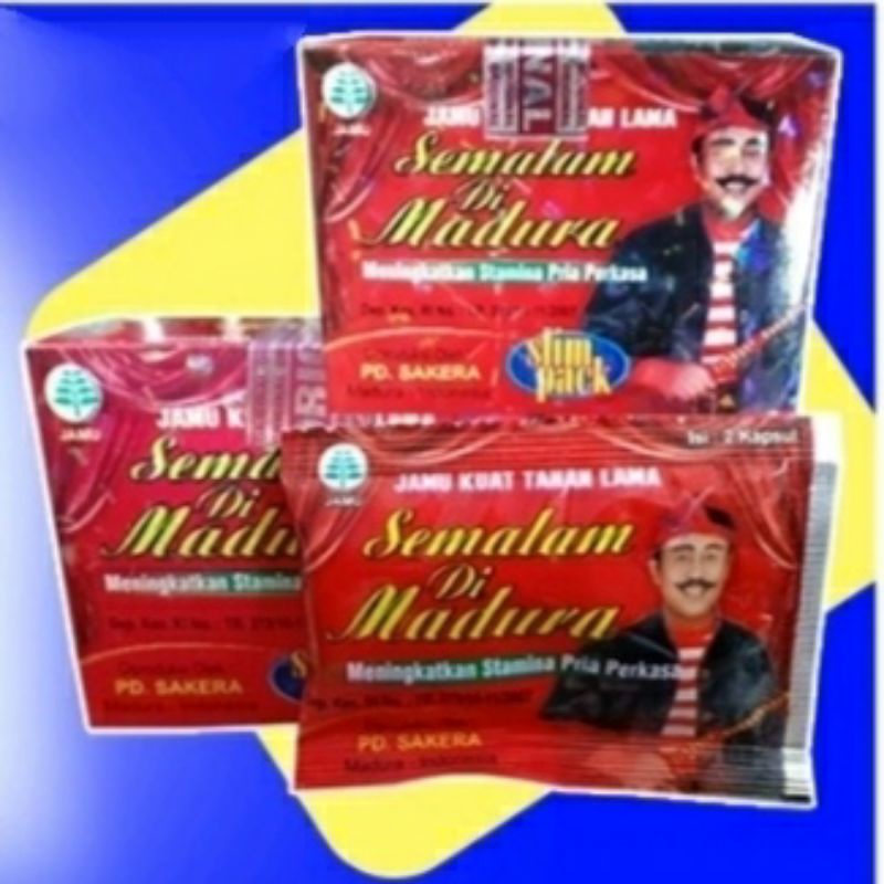 Jual Semalam Di Madura 1 Sachet isi 2 Kapsul | Shopee Indonesia