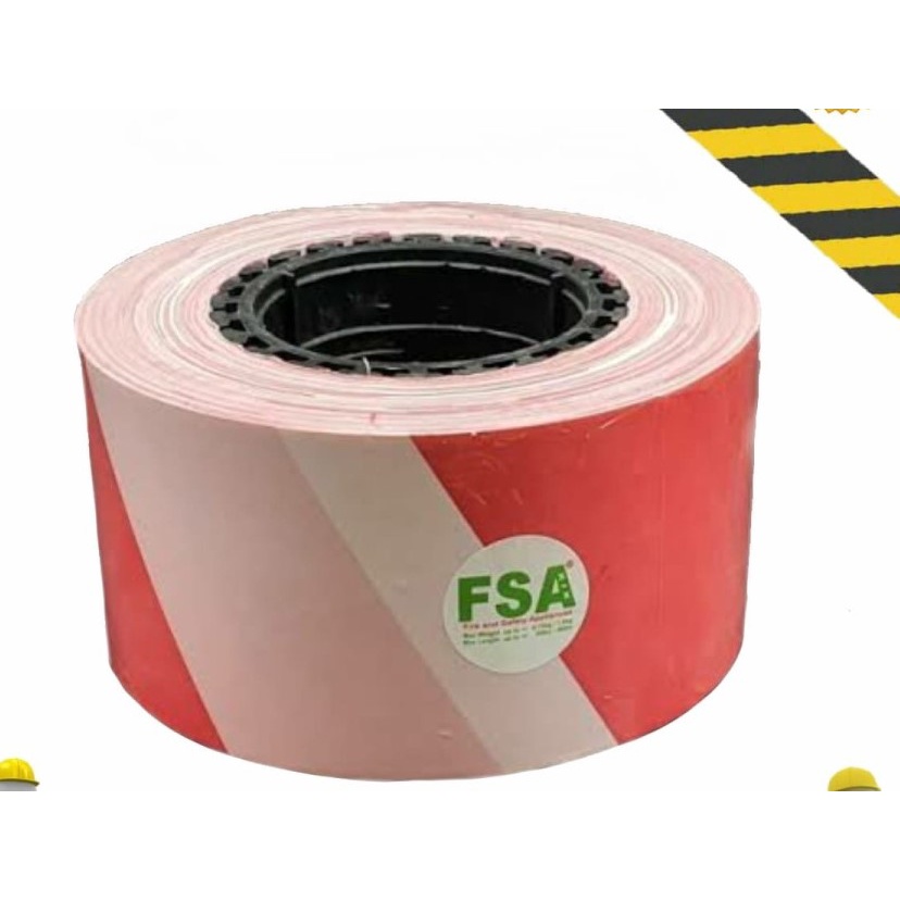 Jual Safety Line Garis Proyek Police Line FSA 2"x300m Merah Putih ...