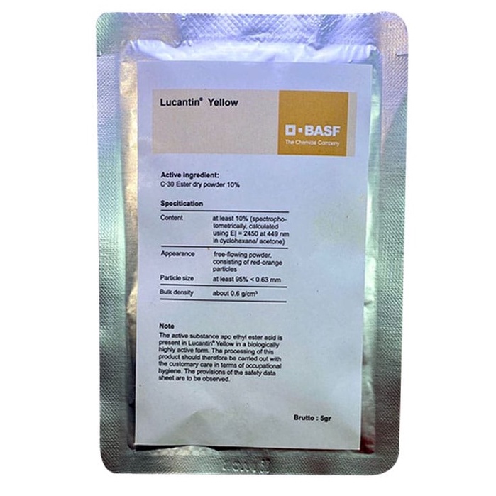 Jual Lucantin Yellow (Ester Dry) BASF Germany 5gr pigmen pewarna ikan ...