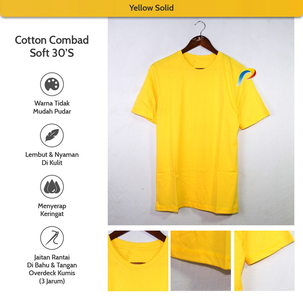 KAOS POLOS LENGAN PENDEK YELLOW / KAOS DISTRO COTTON COMBED 30S / BAJU ... KAOS POLOS LENGAN PENDEK YELLOW / KAOS DISTRO COTTON COMBED 30S / BAJU ...