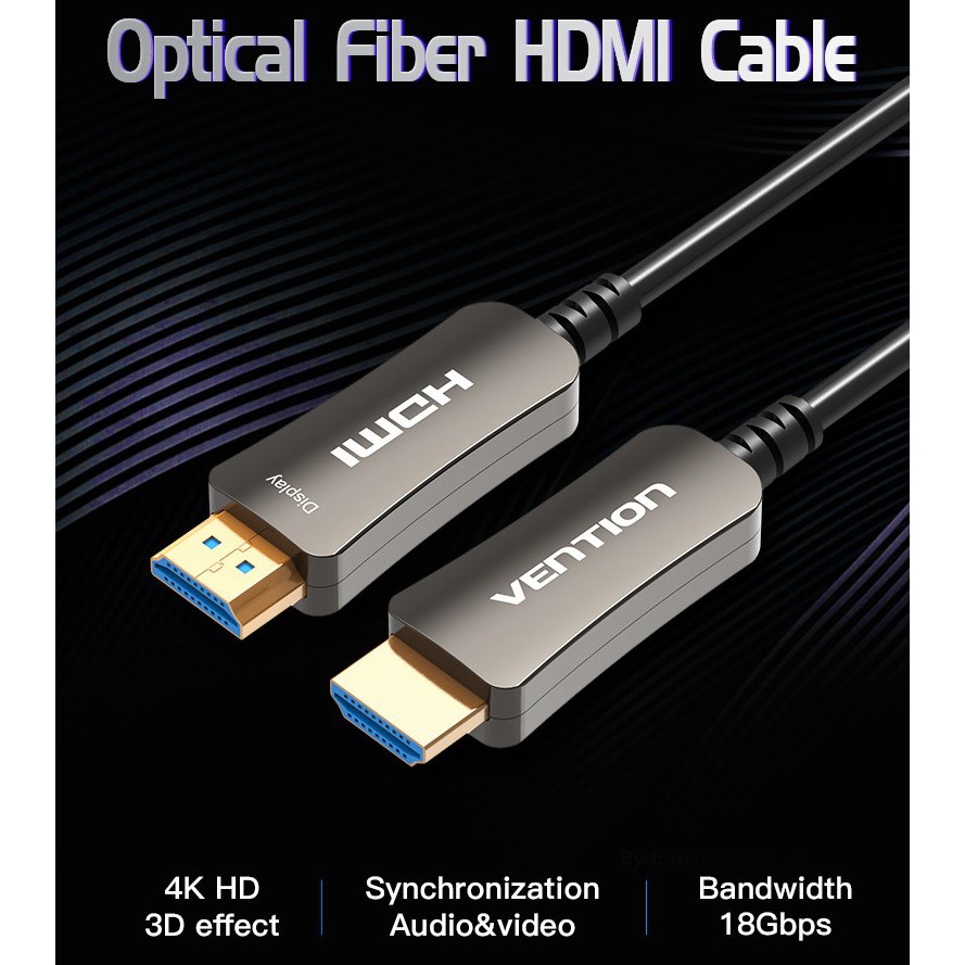 Jual Vention AAE High Speed Active Fiber Optical HDMI v2.0 Pure | Shopee Indonesia