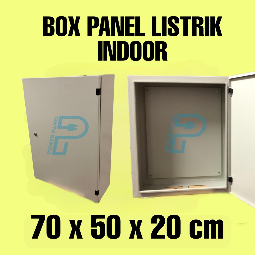 Jual Box Panel Listrik Indoor 70x50x20 SPHC 1.2mm RAL 7032 | Shopee ...