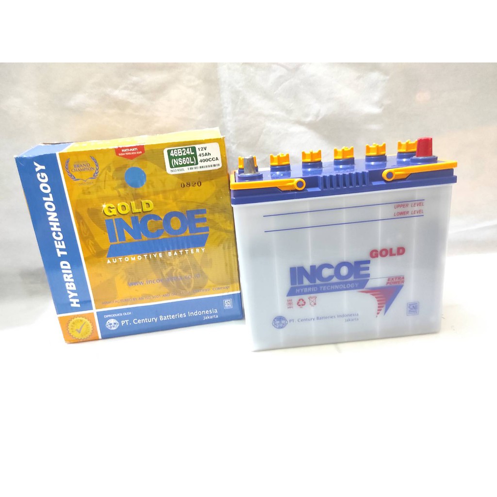 Jual Aki Mobil Suzuki APV -Swift -Escudo Lama INCOE GOLD NS60 Aki Basah 45A | Shopee Indonesia