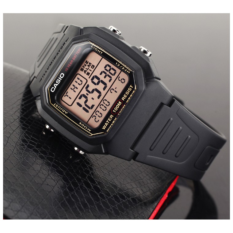 JAM TANGAN PRIA CASIO W-800HG-9A ORIGINAL GARANSI RESMI CASIO | Shopee ...