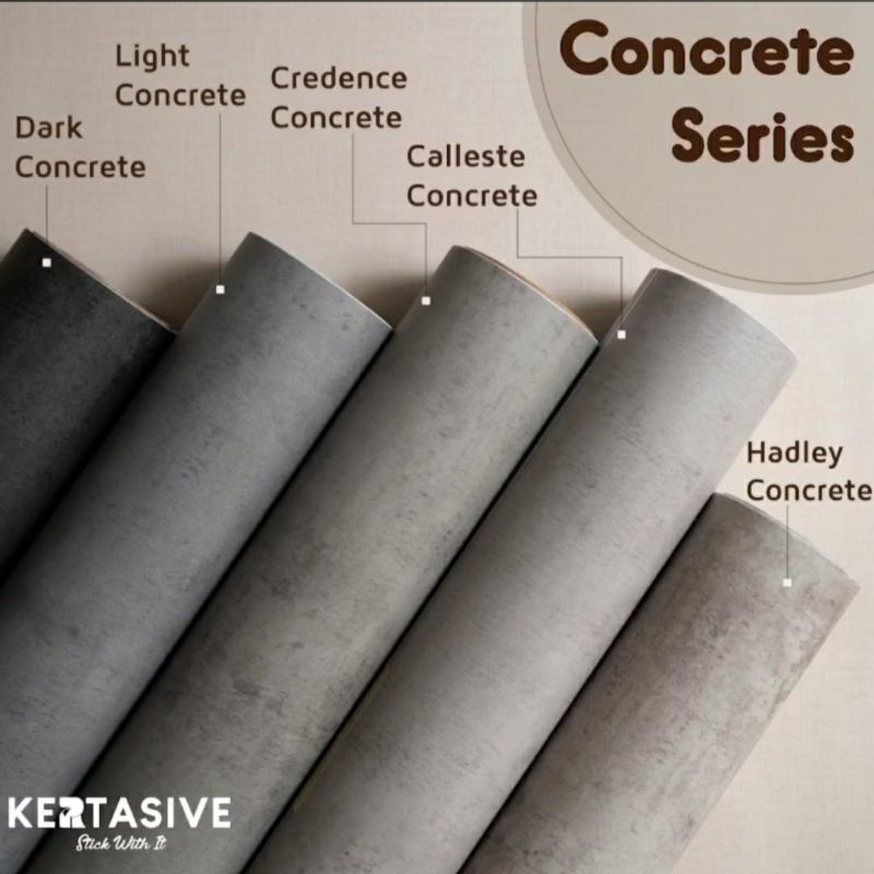 Jual Kertasive PVC Interior Film - Concrete Series | Shopee Indonesia