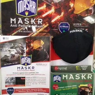 Jual Masker MASKR Multi Short Type - Anti Polusi - Karbon Filter Aktif ...