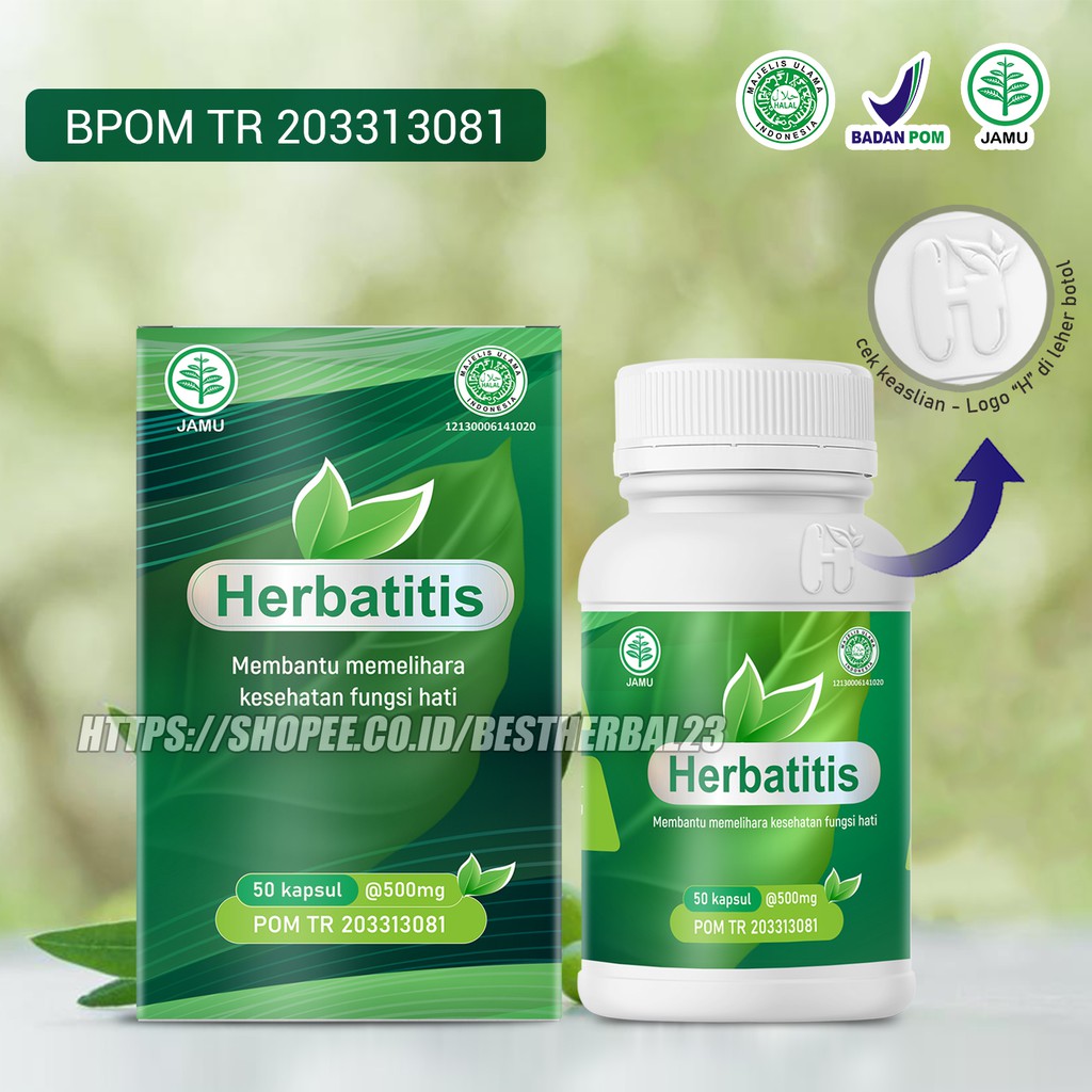 Jual Obat Herbal Hepatitis Liver/Herbatitis/BPOM | Shopee Indonesia