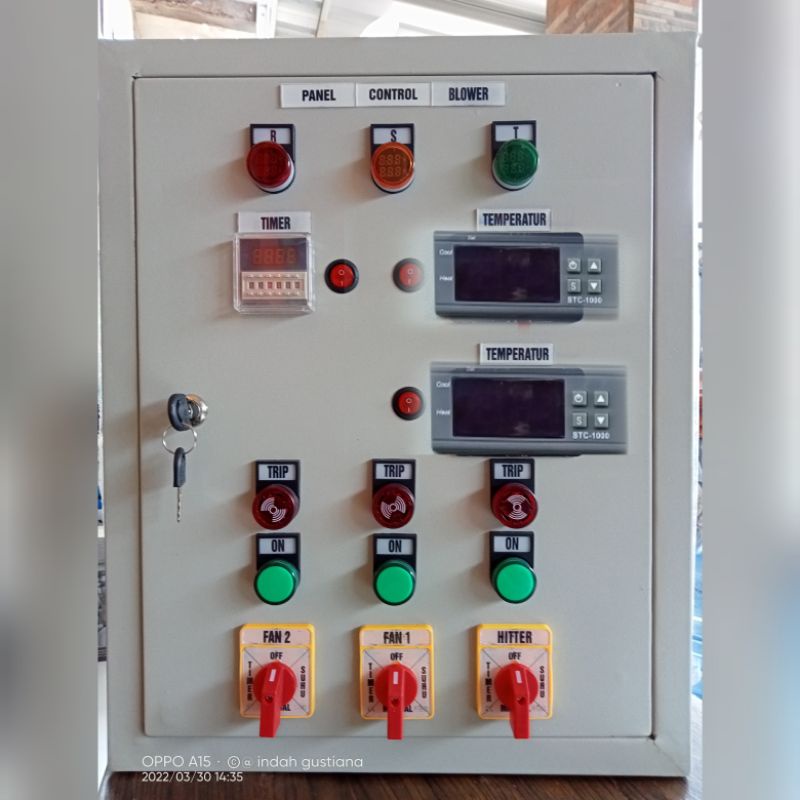 Jual panel blower kandang ayam, 2 blower 1 celdek atau hitter, listrik ...