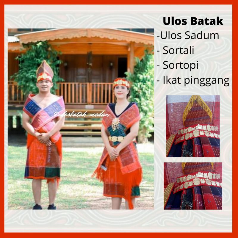 Jual Pakaian Adat Batak Kostum Prewedding Adat Batak Toba Dewasa Ulos Batak Sadum Indonesia ...