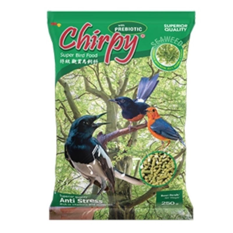 Jual PUR CHIRPY HIJAU 400GR RUMPUT LAUT SEAWEED SUPER BIRD FOOD ANTI STRESS | Shopee Indonesia