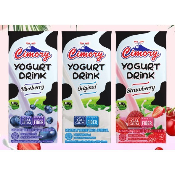 Jual Cimory UHT Yogurt 200ml Indonesia|Shopee Indonesia