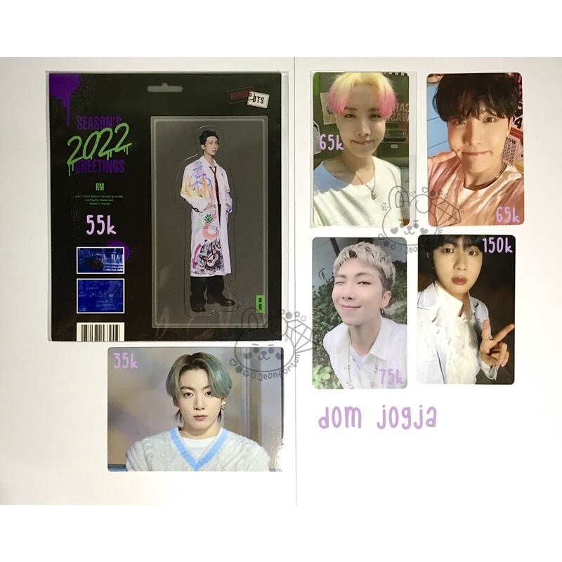 Jual Photocard BTS RM Namjoon Jin J-hope Indonesia|Shopee Indonesia