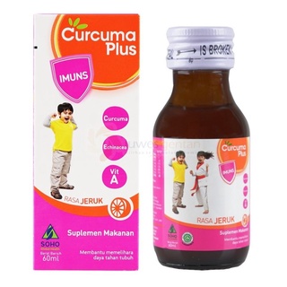 Jual CURCUMA PLUS IMUNS SUPLEMEN SIRUP RASA JERUK 60 ML | Shopee Indonesia